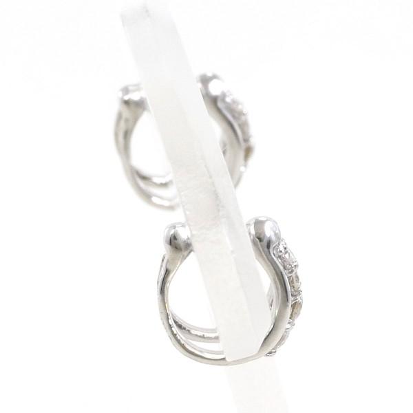 イヤリング K18 18金 WG ホワイトゴールド ダイヤ 0.10 ×2 総重量約1.1g : ワンダープライス Yahoo!店 - 通販 - Yahoo!ショッピング