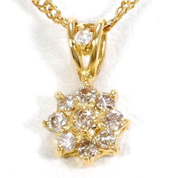 ネックレス K18 18金 YG イエローゴールド ダイヤ 総重量約1.4g 約41cm : 100302050b300785 : ワンダープライス Yahoo!店 - 通販 - Yahoo ...