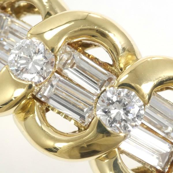 リング K18 18金 YG イエローゴールド 指輪 17号 ダイヤ 0.71 カード鑑別書 総重量約6.4g : ワンダープライス Yahoo!店 - 通販 - Yahoo!ショッピング