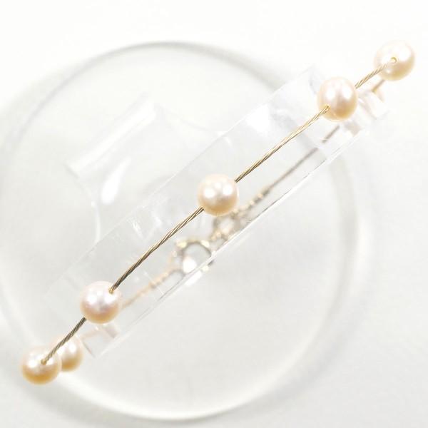 ブレスレット K14 14金 YG イエローゴールド パール(真珠) 総重量約1.7g 約17.5cm : 100302050b300846 : ワンダープライス Yahoo!店 - 通販 ...