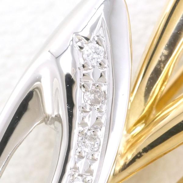 ブローチ PT900 プラチナ K18YG ダイヤ 0.05 カード鑑別書 総重量約6.1g : ワンダープライス Yahoo!店 - 通販 - Yahoo!ショッピング