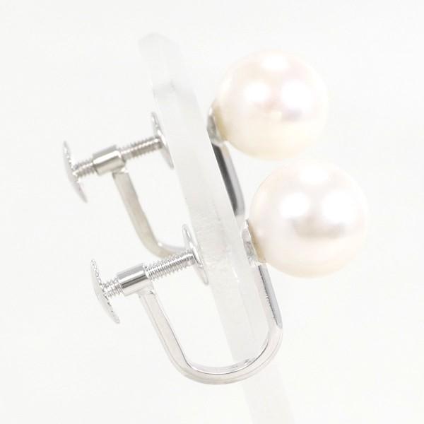 イヤリング K14 14金 WG ホワイトゴールド パール(真珠) 総重量約3.0g : ワンダープライス Yahoo!店 - 通販 - Yahoo!ショッピング
