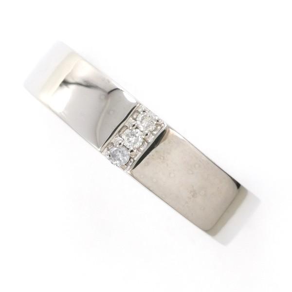 リング K14 14金 WG ホワイトゴールド 指輪 14号 ダイヤ 総重量約3.7g : ワンダープライス Yahoo!店 - 通販 - Yahoo!ショッピング