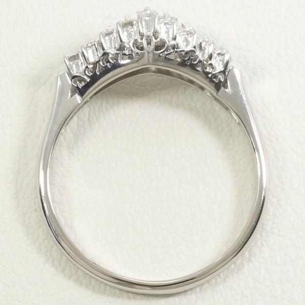 リング PT900 プラチナ 指輪 16号 ダイヤ 0.50 総重量約5.1g : ワンダープライス Yahoo!店 - 通販 - Yahoo!ショッピング