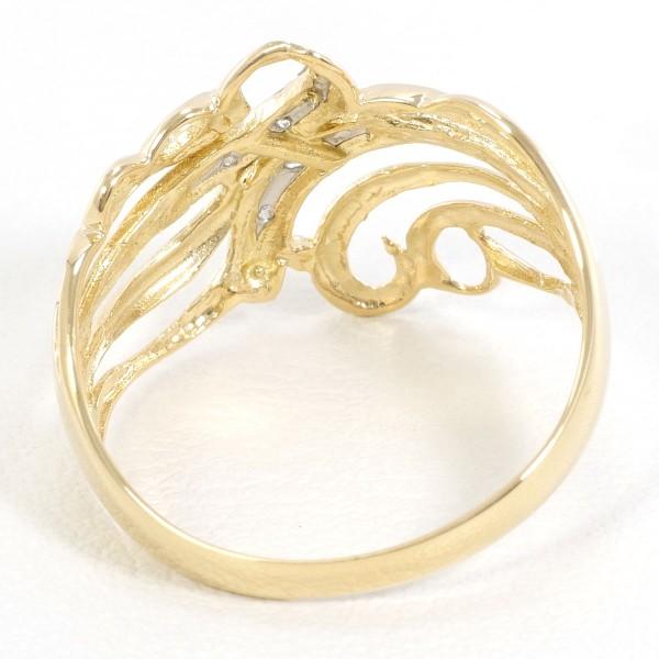 リング PT900 プラチナ K18YG 指輪 16号 ダイヤ 総重量約3.1g : 100302050b401322 : ワンダープライス Yahoo!店 - 通販 - Yahoo!ショッピング