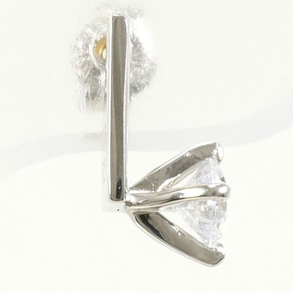 ete ピアス エテ K18YG シルバー (片耳) ジルコニア 総重量約0.7g : ワンダープライス Yahoo!店 - 通販 - Yahoo!ショッピング