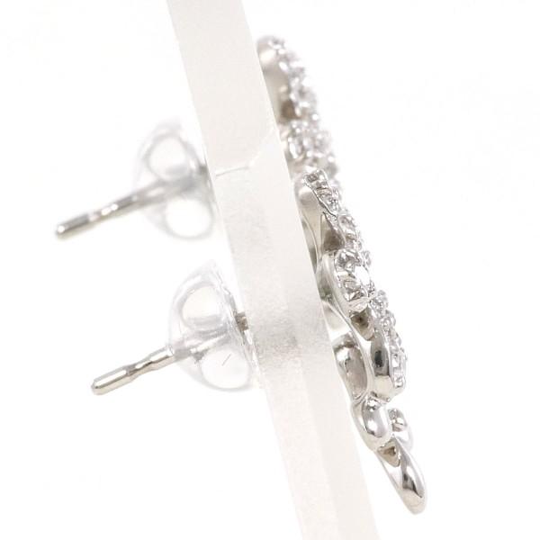 ピアス K18 18金 WG ホワイトゴールド ダイヤ 総重量約2.1g : ワンダープライス Yahoo!店 - 通販 - Yahoo!ショッピング
