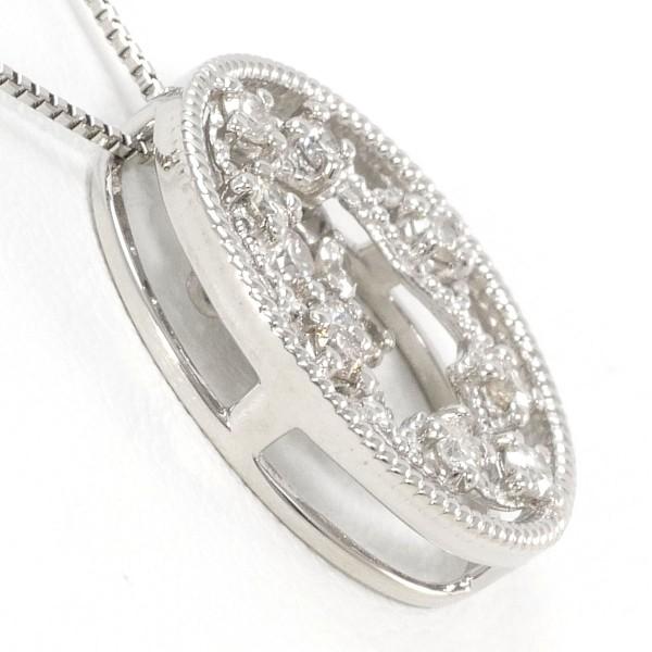 ネックレス PT900 プラチナ PT850 ダイヤ 0.30 総重量約3.8g 約45cm : ワンダープライス Yahoo!店 - 通販 - Yahoo!ショッピング