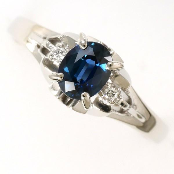 リング Pm900 指輪 12号 サファイア 0.54 ダイヤ 総重量約3.4g : ワンダープライス Yahoo!店 - 通販 - Yahoo!ショッピング