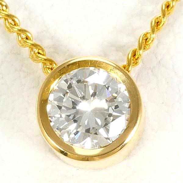ネックレス K18 18金 YG イエローゴールド ダイヤ 約0.2ct VS2 鑑別書 総重量約2.0g 約41cm : ワンダープライス Yahoo!店 - 通販 - Yahoo!ショッピング