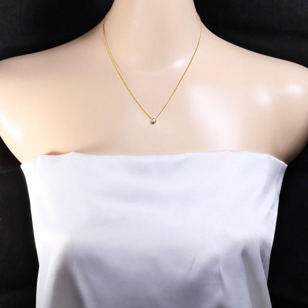 ネックレス K18 18金 YG イエローゴールド ダイヤ 約0.2ct VS2 鑑別書 総重量約2.0g 約41cm : ワンダープライス Yahoo!店 - 通販 - Yahoo!ショッピング