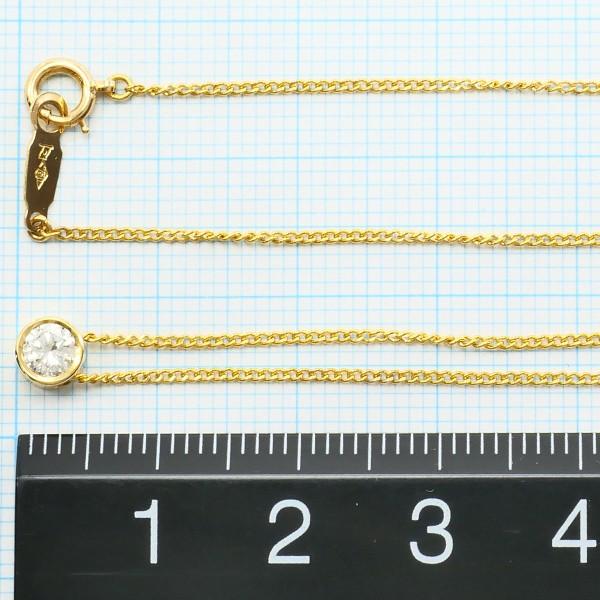 ネックレス K18 18金 YG イエローゴールド ダイヤ 約0.2ct VS2 鑑別書 総重量約2.0g 約41cm : ワンダープライス Yahoo!店 - 通販 - Yahoo!ショッピング