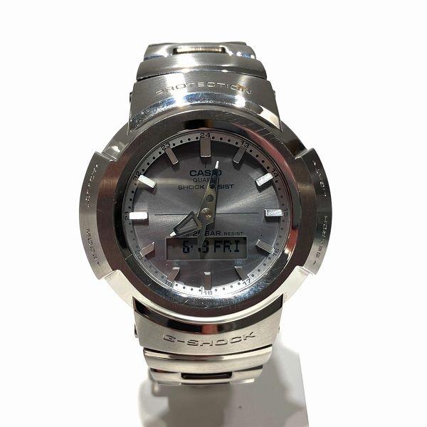 カシオ ジーショック AWM-500D 電波ソーラー フルメタル アナデジモデル 時計 腕時計 メンズ 中古 : ワンダープライス Yahoo!店 - 通販 - Yahoo!ショッピング