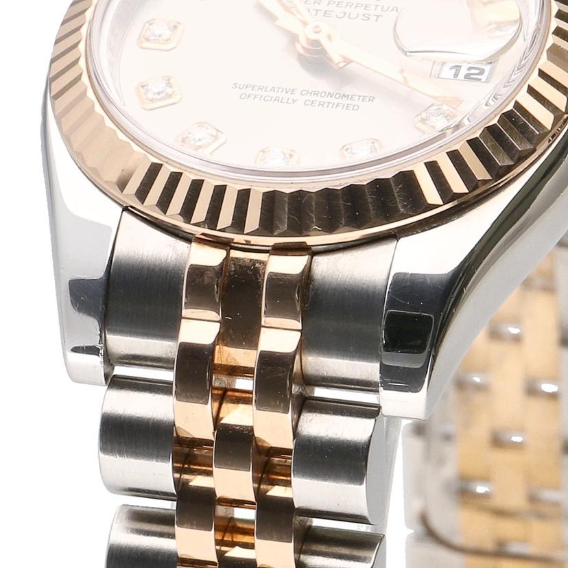 ROLEX ロレックス/レディ・デイトジャスト・10PD・SS×PG/D番/179171G/D17**********/Aランク/19【中古 ...