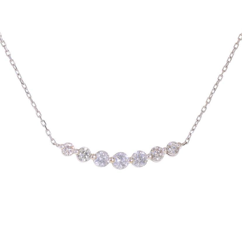 K18WGダイヤネックレス0.70ct/Aランク/09【中古】 : 9261181095587 : ワンダーレックスヤフー店 - 通販 - Yahoo!ショッピング