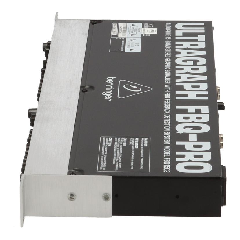 BEHRINGER（ベリンガー） ベリンガー/グラフィックイコライザー/ULTRAGRAPH PRO/FBQ1502/S1403557205 ...