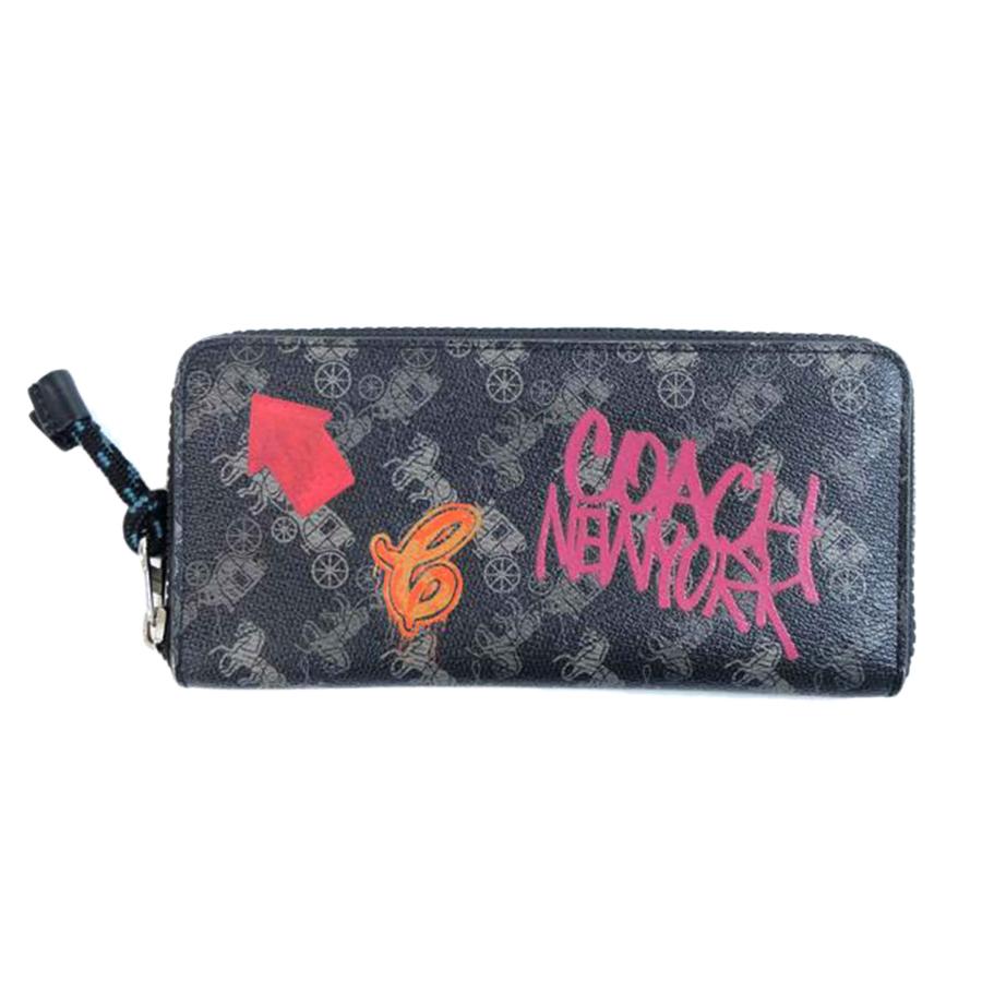 COACH コーチ/ホース＆キャリッジスリムアコーディオンジップ/F87927/K19**/コーチ/Bランク/71【中古】 : ワンダーレックスヤフー店 - 通販 - Yahoo!ショッピング