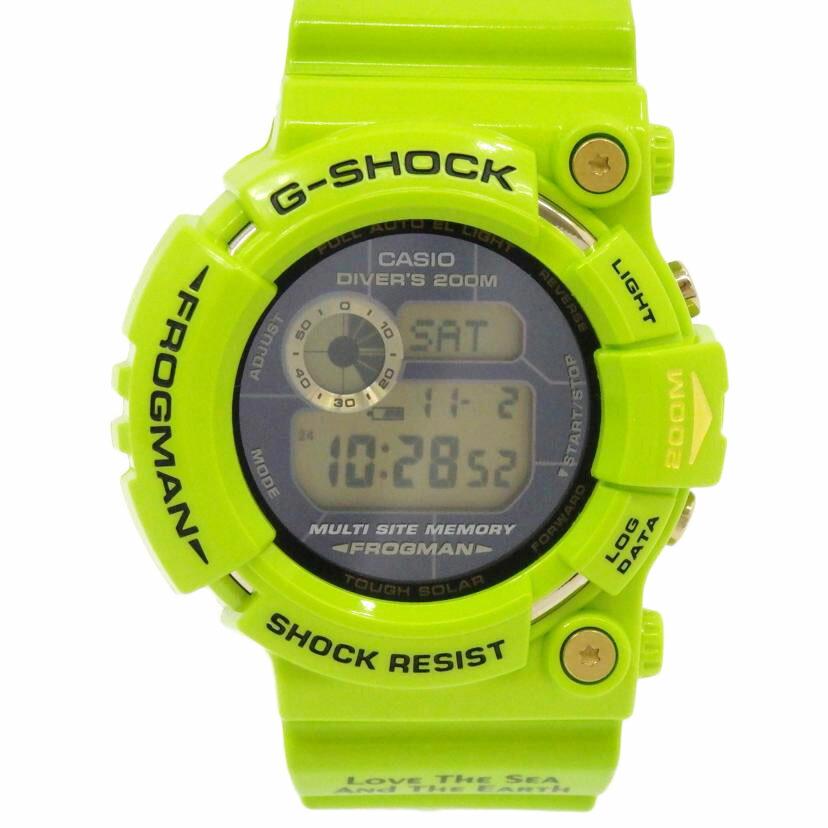 CASIO（カシオ） カシオ/G−SHOCK フロッグマン/デジタル/イルクジモデル/ソーラーのみ/GW-200F-3JR/Aランク/77 ...