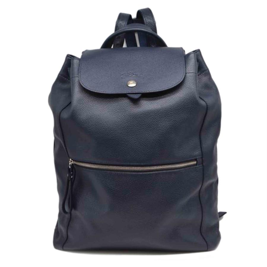 LONGCHAMP LONG CHAMP ロンシャン/ル・フローネ バックパック/ネイビー/1550 021 556/SSAランク/89【中古 ...
