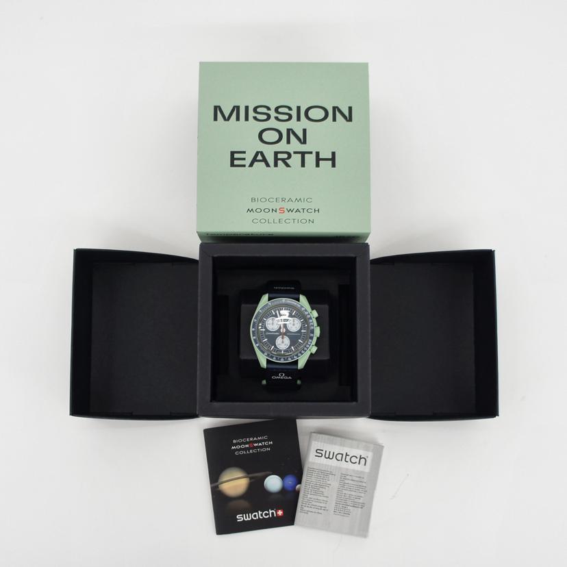 OMEGA×swatchオメガ×スウォッチ/ムーンスウォッチ/MISSIONONEARTH/クオーツ/SO33G100/ABランク/94【中古】 : ワンダーレックスヤフー店 - 通販 ...