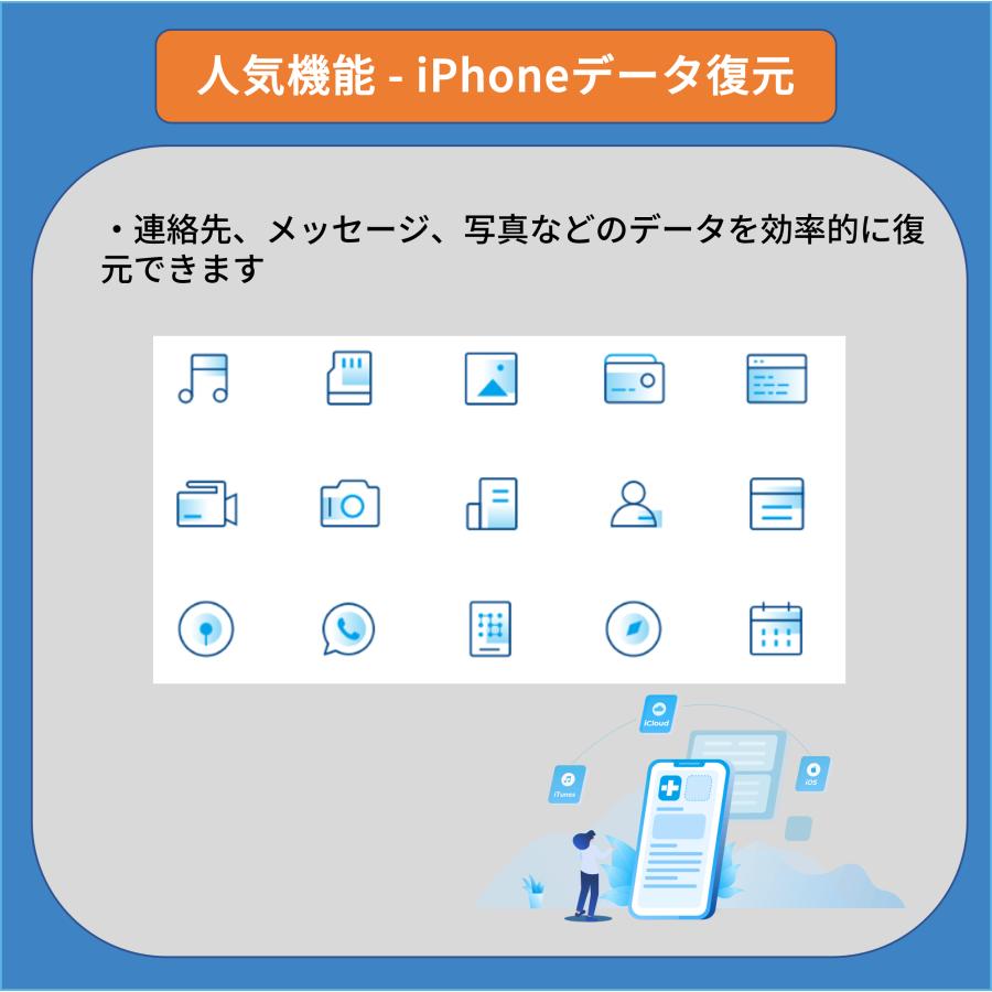 スマホのトラブルを解決！ Wondershare Dr.Fone-Suite（Windows版）iOS & Androidデータ復元 連絡先 ...