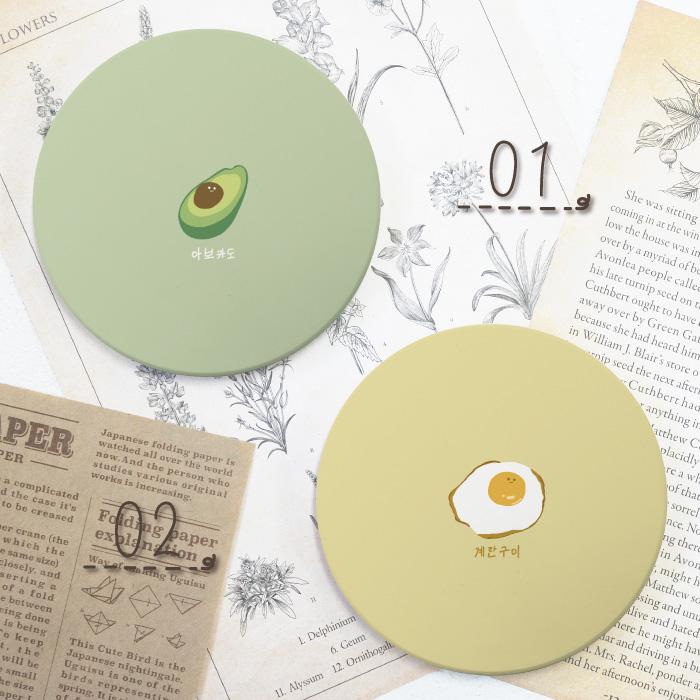 コースター 韓国 おしゃれ 可愛い 食べ物 にこちゃん くすみ くすみカラー 吸水コースター 雑貨 : WOOD GREEN - 通販 - Yahoo!ショッピング