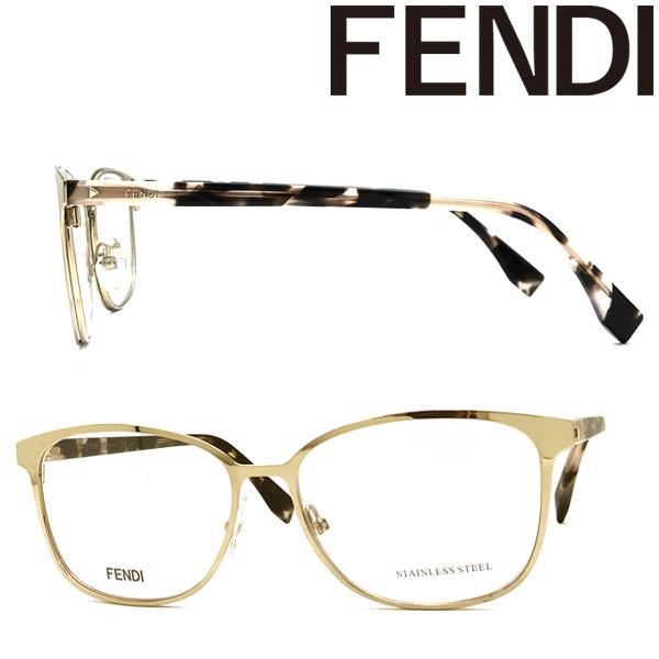 FENDI メガネフレーム フェンディ ブランド ゴールド 眼鏡 00FF-0386-J5G : WOODNET - 通販 - Yahoo ...
