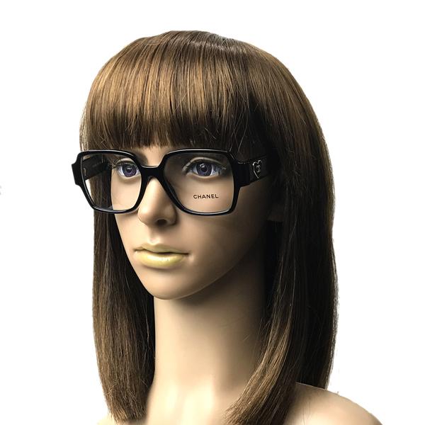 CHANEL メガネフレーム ブランド シャネル ブラック 眼鏡 0CH-3438-C501 : WOODNET - 通販 - Yahoo!ショッピング