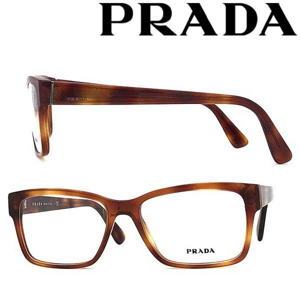 PRADA プラダ マーブルブラウンメガネフレーム ブランド 0PR-15VV-4691O1 :0PR-15VV-4691O1:WOODNET ...