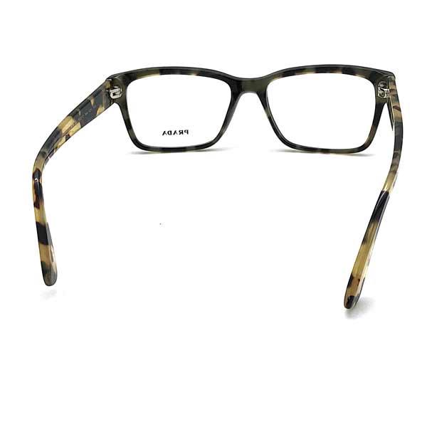 PRADA（プラダ） メガネフレーム ブランド ブラック×ライトマーブルブラウン 眼鏡 0PR-15VV-NAI1O1 : WOODNET ...