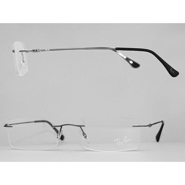 RayBan レイバン メガネフレーム ブランド 縁無し フチなし 8680-1128 : 0rx-8680-1128 : WOODNET ...