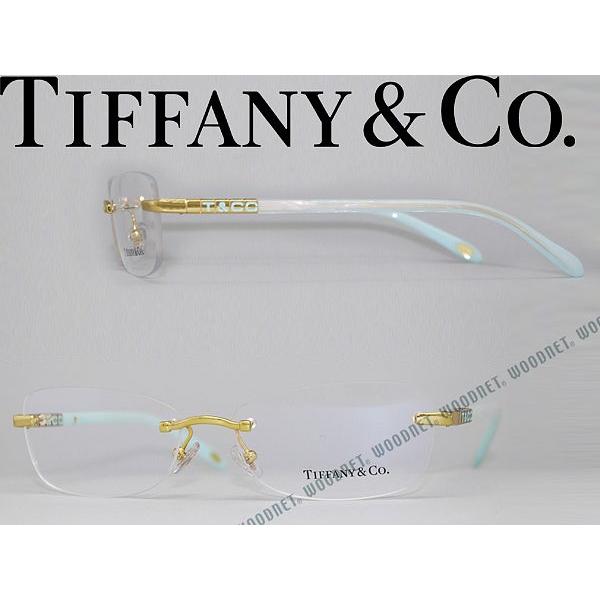 Tiffany ＆ Co. ティファニー メガネフレーム ブランド 縁無し フチなし 0TF-1090-6002 :0TF-1090-6002 ...