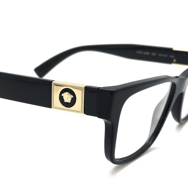 VERSACE（ヴェルサーチェ） メガネフレーム ブランド ベルサーチ ブラック 眼鏡 0VE-3295-GB1 : WOODNET - 通販 ...