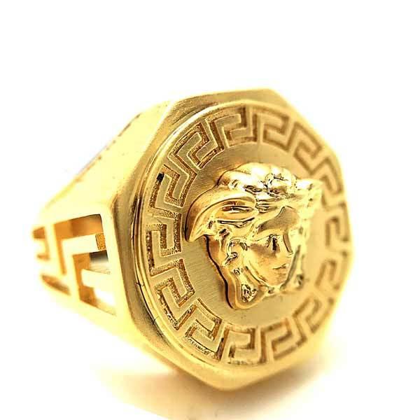 VERSACE ヴェルサーチェ ベルサーチ メドゥーサロゴ リング VERSACE ヴェルサーチェ ベルサーチ メドゥーサロゴ リング