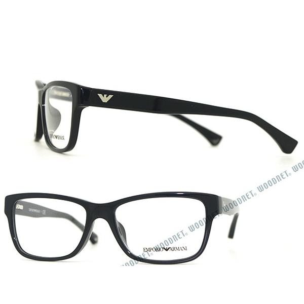 EMPORIO ARMANI エンポリオアルマーニ メガネフレーム ブランド 3051F-5017 ブラック : WOODNET - 通販 ...