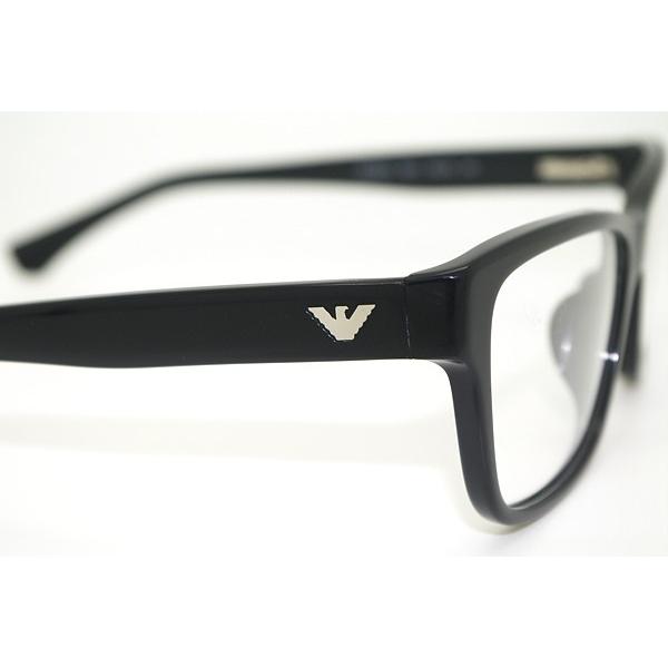 EMPORIO ARMANI エンポリオアルマーニ メガネフレーム ブランド 3051F-5017 ブラック : WOODNET - 通販 ...