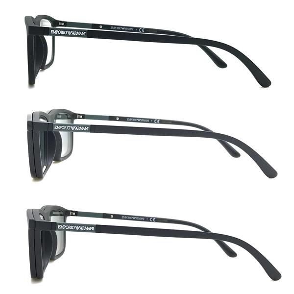 EMPORIO ARMANI エンポリオ アルマーニ サングラス マグネット式 メガネフレームセット EMP-EA-4160-5042-1W ...