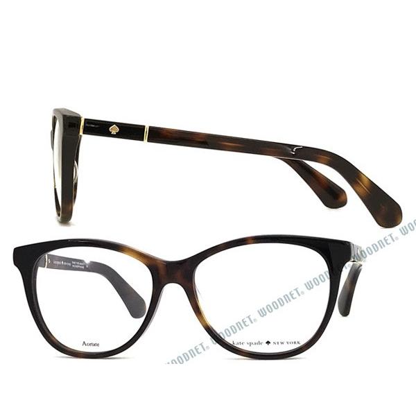 kate spade NEW YORK KATE SPADE ケイトスペード 鼈甲柄ブラウン メガネフレーム ブランド KS-JOHNNA ...