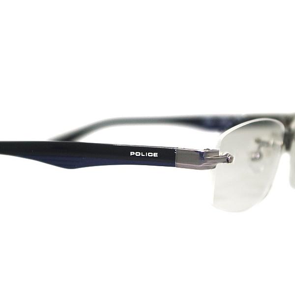 POLICE ポリス メガネフレーム ブランド ガンメタル 縁無し VPL549J-0568 : WOODNET - 通販 - Yahoo ...