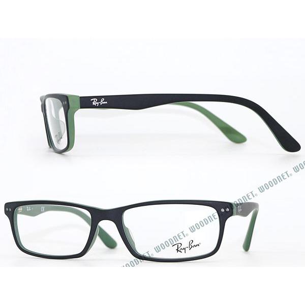 Ray-Ban RayBan レイバン メガネフレーム ブランド 5277F-5227 マットブラック×マットモスグリーン : WOODNET ...