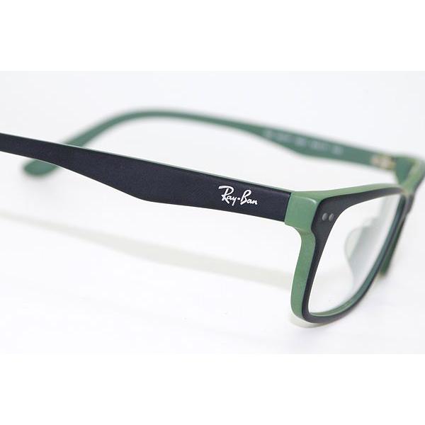 Ray-Ban RayBan レイバン メガネフレーム ブランド 5277F-5227 マットブラック×マットモスグリーン : WOODNET ...