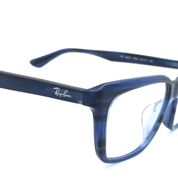 Ray-Ban RAYBAN レイバン メガネフレーム ブランド ストライプブルー 眼鏡 RX-5391F-8053 : WOODNET ...