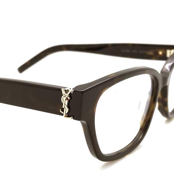 SAINT LAURENT PARIS サンローランパリ ダークマーブルブラウン メガネフレーム ブランド 眼鏡 SL-M35-003 ...