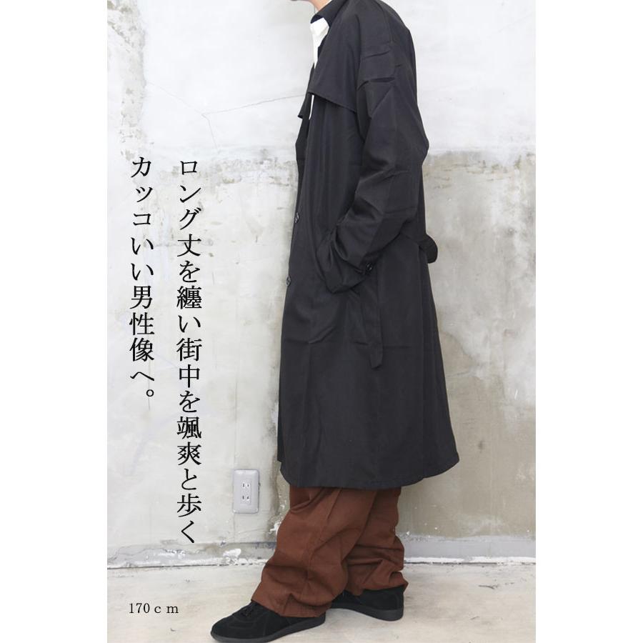 ロングチェスターコート メンズ チェスターコート メンズファッション ダブルチェスター コート ロングコート マキシ丈 ロング丈 春服 秋服 : woodwhichflows - 通販 ...