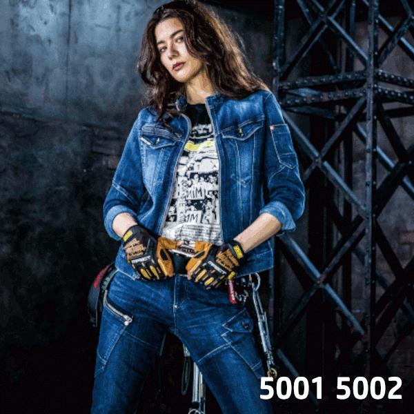 BURTLE バートル BURTLE デニム コーデュラストレッチデニムカーゴパンツ 5002 作業着 : 作業服のB-STYLE - 通販 - Yahoo!ショッピング