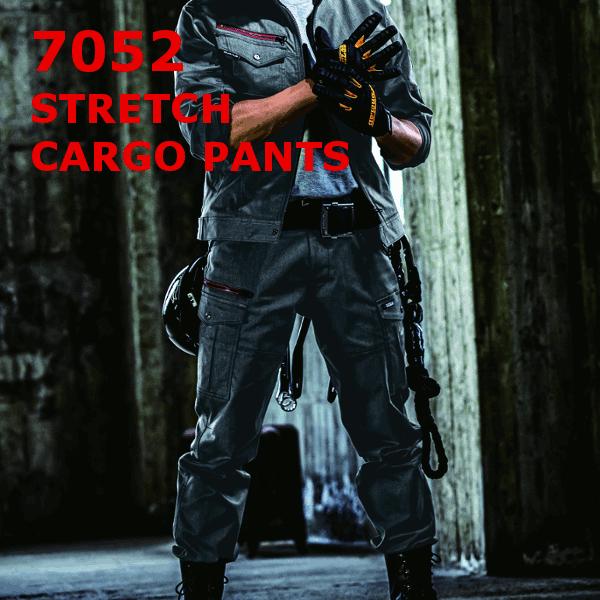 BURTLE バートル（BURTRE） 秋冬用 制電ストレッチカーゴパンツ 7052 S〜3L メンズ 男性用 作業服 作業着 作業ズボン : 裾上げできる作業服の店C-STYLE - 通販 ...