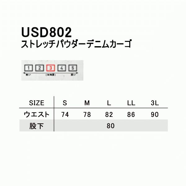 EVENRIVER（イーブンリバー） 送料無料 但し北海道沖縄は除く 上下セット デニム ストレッチパウダーデニムブルゾン＆カーゴパンツ USD807 USD802 作業服 : 作業服の店C ...