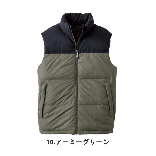 EVENRIVER 新商品 イーブンリバー 防寒 コーデュラダウンベスト GR2005 即日出荷 作業服 作業着 : 作業服のE-STYLE - 通販 - Yahoo!ショッピング