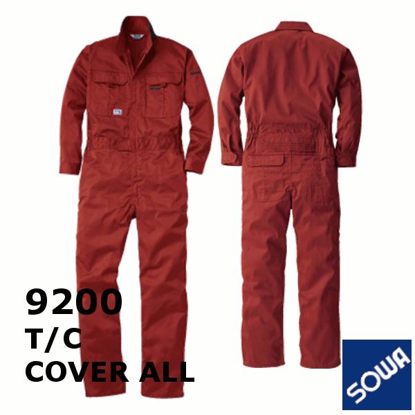 桑和 SOWA 年間用 T/C長袖続服 9200 S〜LLサイズ 作業服 作業着 ツナギ カバーオール : 作業服のS-STYLE - 通販 - Yahoo!ショッピング