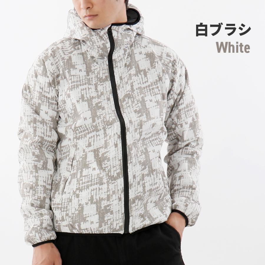 カジメイク 防寒着 メンズ アウター ジャンパー 中綿 キルト ブルゾン カジュアル プリント 柄 作業服 作業着 冬用 暖かい あったかい 8274 中綿ストレッチプリントパーカ : カジ ...